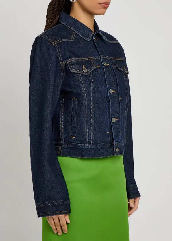Khaite Augustine Denim Jacket - Indigo