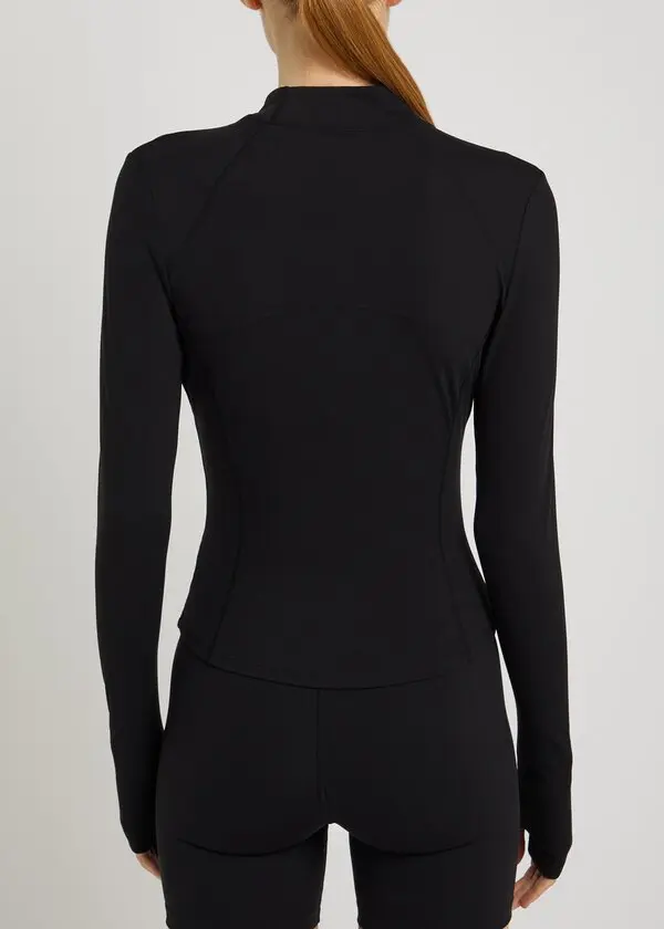 TALA Dayflex Zip-up Stretch-jersey Top