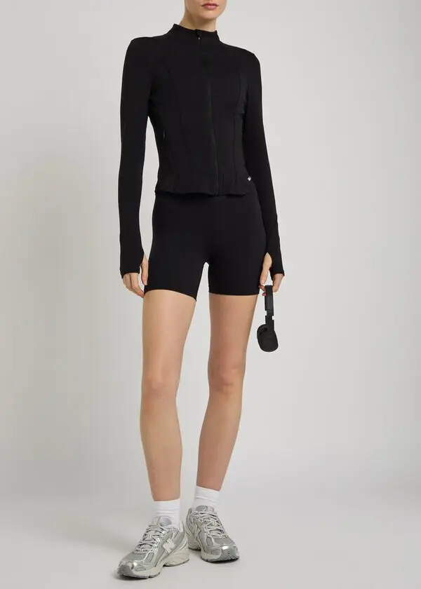 TALA Dayflex Zip-up Stretch-jersey Top