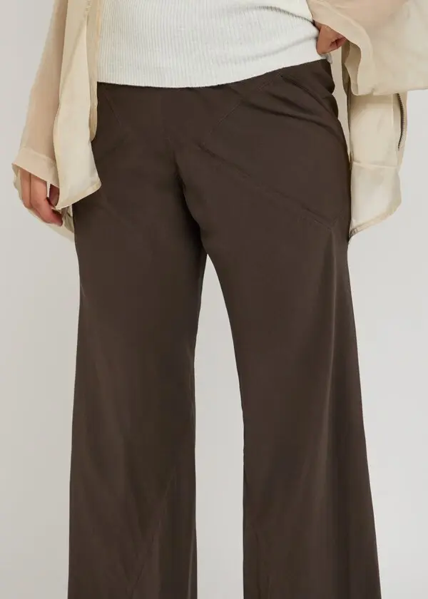 Rick Owens Silk-georgette Trousers