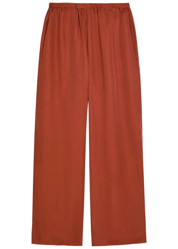 AKYN Teagan Wide-leg Lyocell Trousers