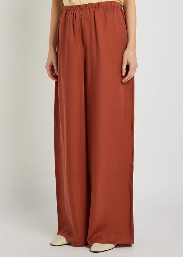 AKYN Teagan Wide-leg Lyocell Trousers