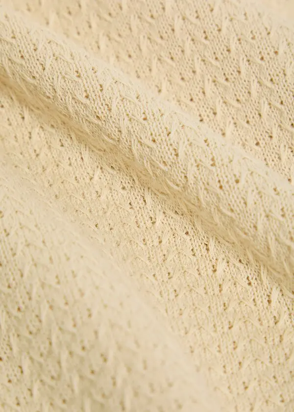 Nn07 Nalo Textured-knit Cotton Shirt - Beige