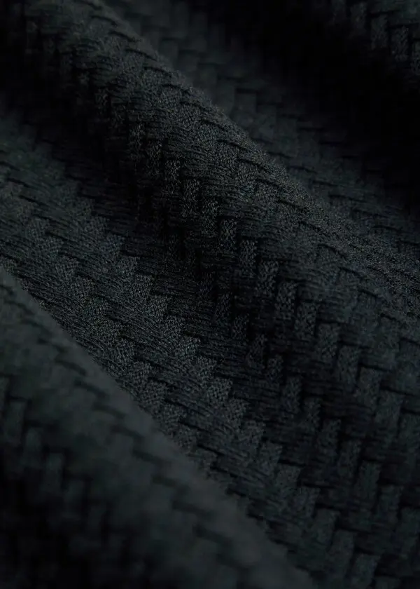 Canali Textured Cotton-blend Jumper