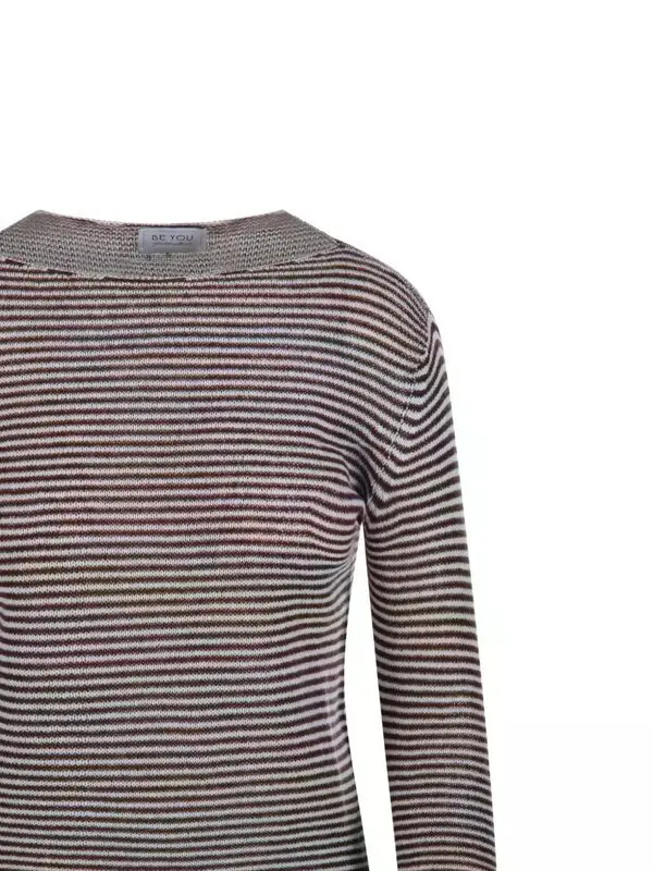 BEYOU Striped Sweater