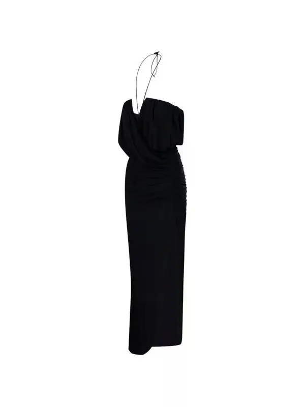 AMAZUIN Halterneck Ruched Dress
