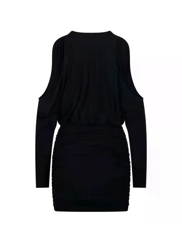 AMAZUIN Cold-shoulder Dress - Black