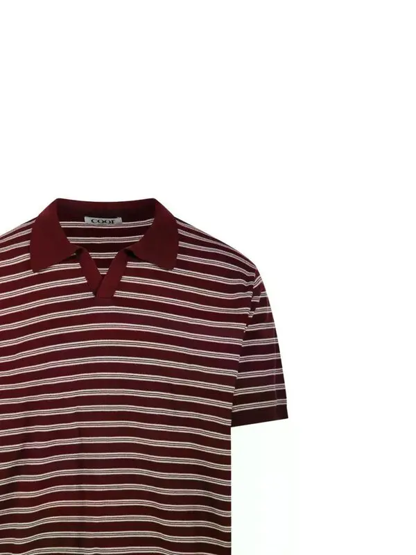COOR Striped-pattern Polo Shirt