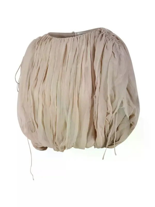 INTO THE EAST Draped Blouse
