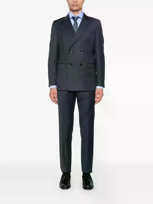 Canali Jacquard Shirt - Blue