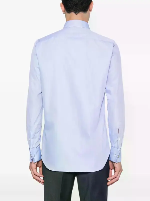Canali Jacquard Shirt - Blue
