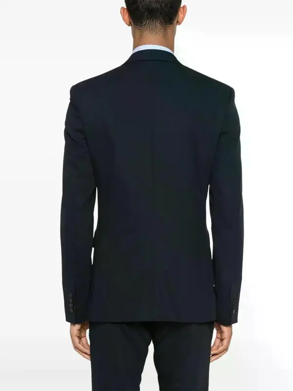 Sandro Double-breasted Suit Jacket - Blue