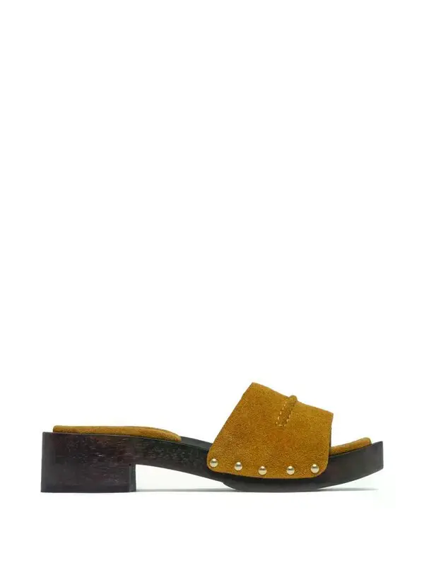 Bernardo Blyde Studded Sandals - Brown