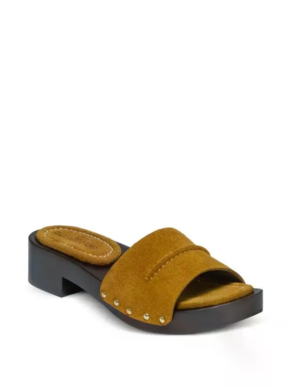 Bernardo Blyde Studded Sandals - Brown