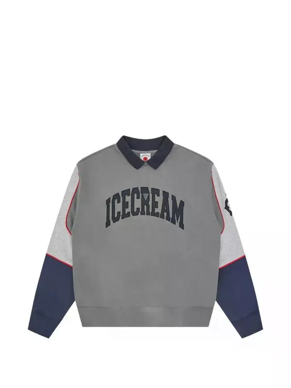 ICECREAM Colourblock Polo Sweatshirt
