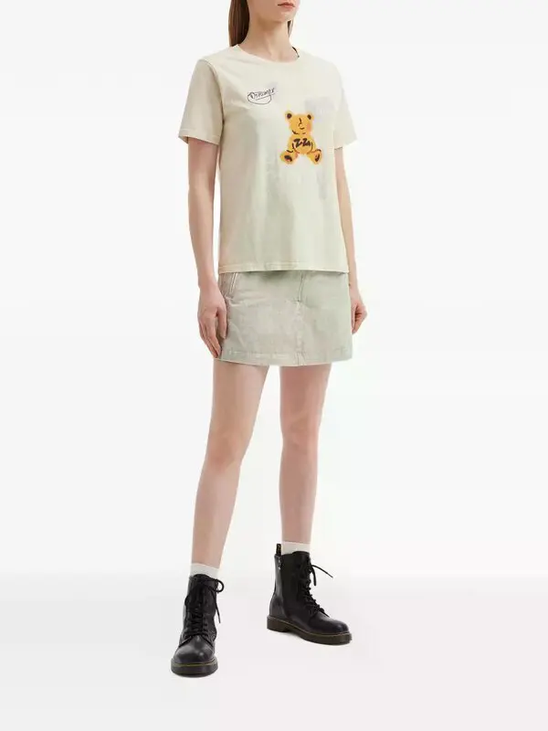 Izzue Logo-patch Shorts - Neutrals