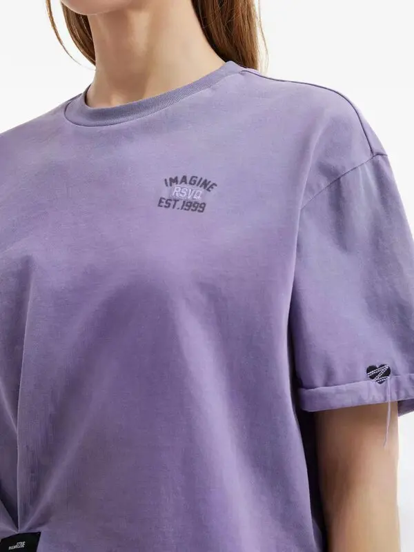 Izzue Logo-patch T-shirt - Purple