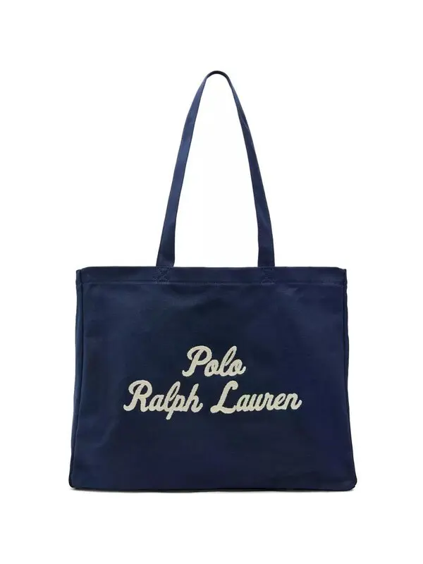 Polo Ralph Lauren Embroidered Tote Bag - Blue