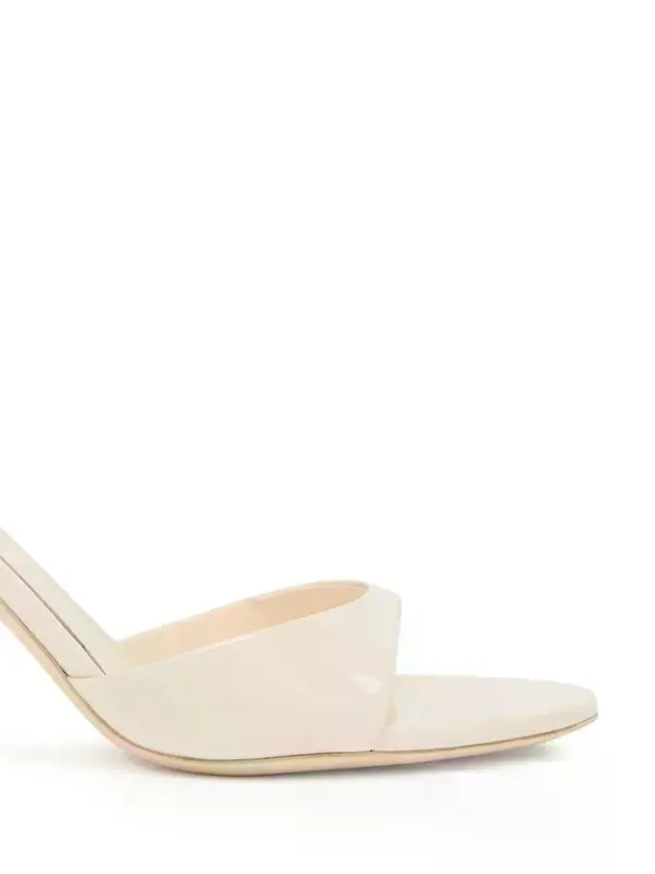 Paris Texas Ankle Strap Leather Sandals