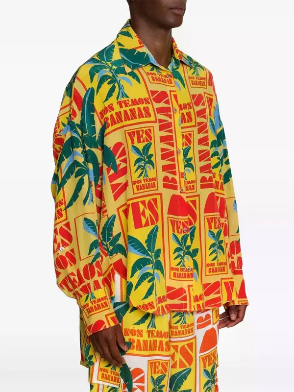 AMIR SLAMA Palm-print Shirt