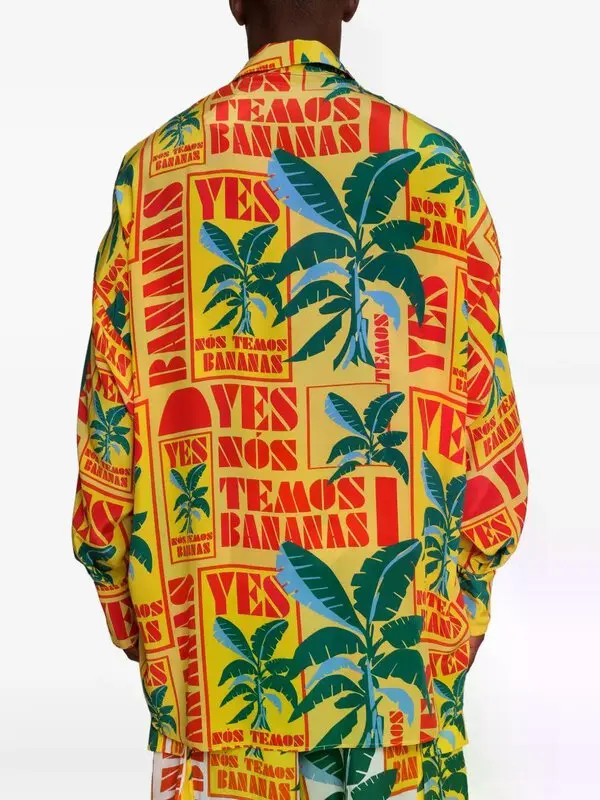 AMIR SLAMA Palm-print Shirt
