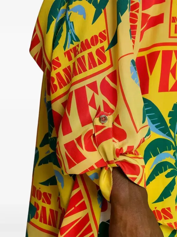 AMIR SLAMA Palm-print Shirt