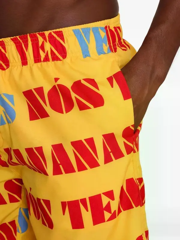AMIR SLAMA Printed Bermuda Shorts