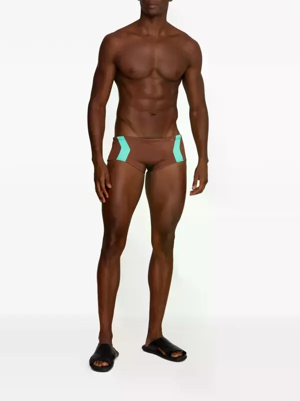 AMIR SLAMA Colour-block Swimming Trunks