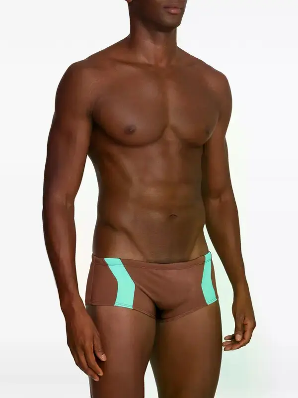 AMIR SLAMA Colour-block Swimming Trunks