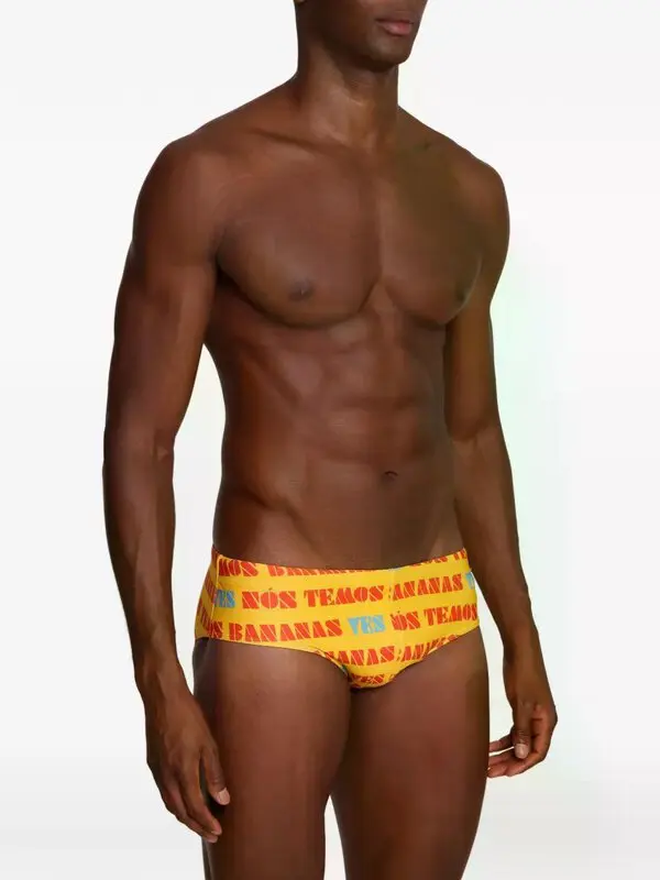 AMIR SLAMA Patterned Swimming Trunks