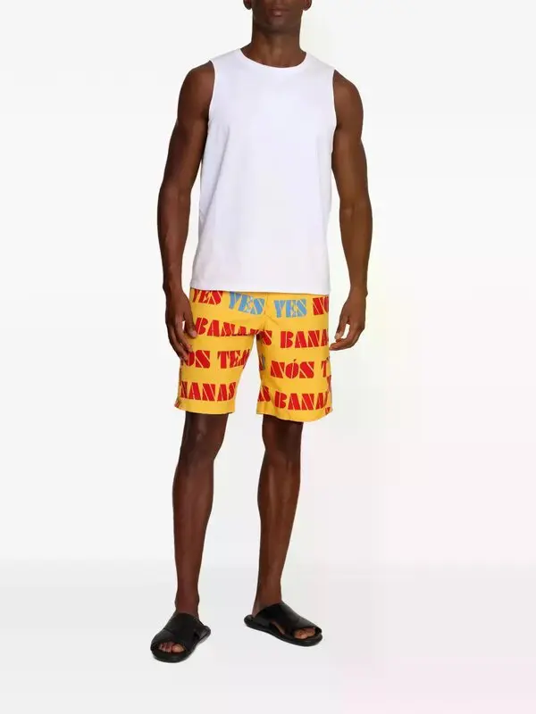 AMIR SLAMA Printed Deck Shorts