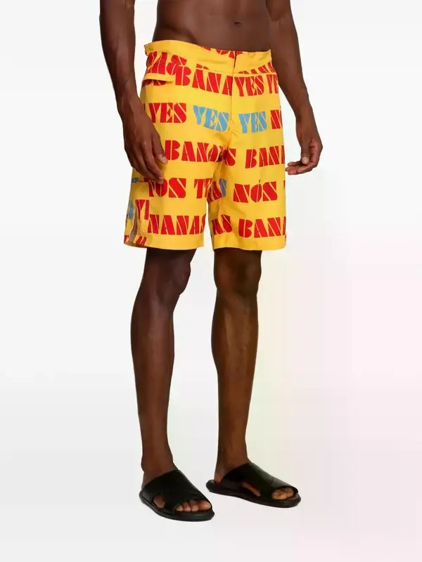 AMIR SLAMA Printed Deck Shorts