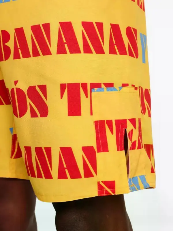 AMIR SLAMA Printed Deck Shorts