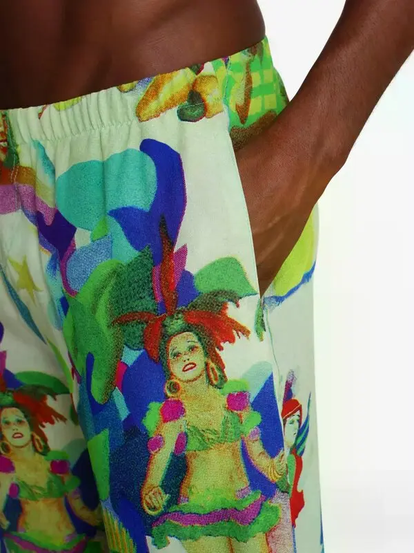 AMIR SLAMA Printed-patterned Trousers