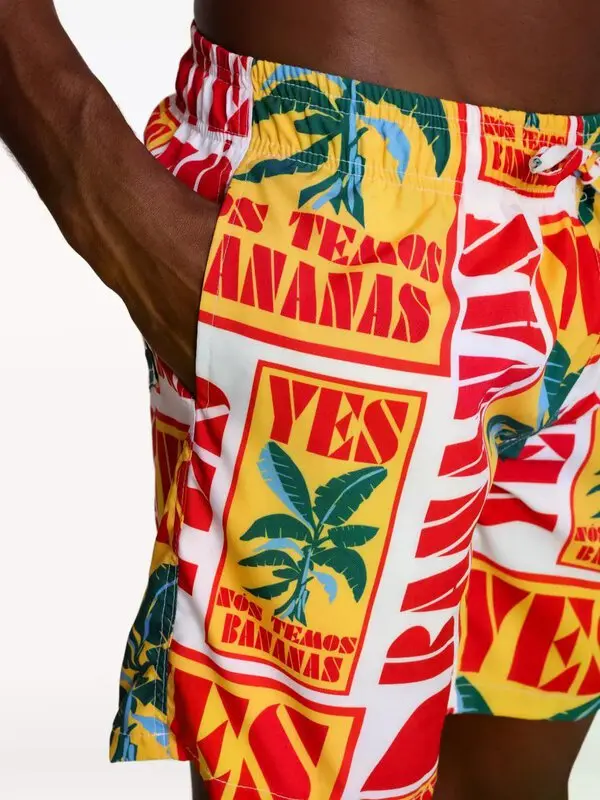 AMIR SLAMA Graphic-print Swim Shorts