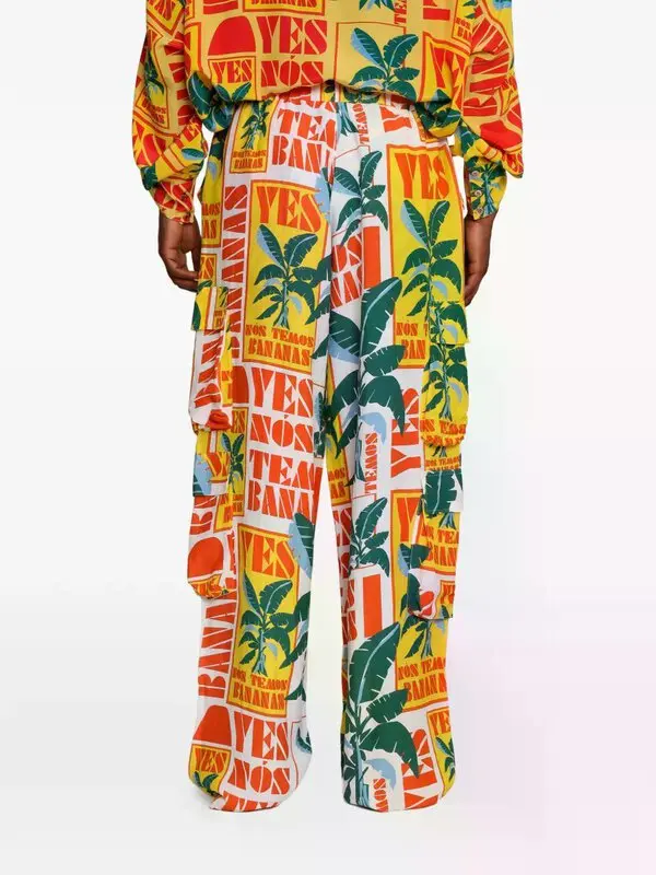 AMIR SLAMA Graphic Print Trousers