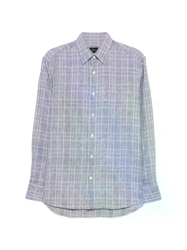 Brioni Checked Shirt
