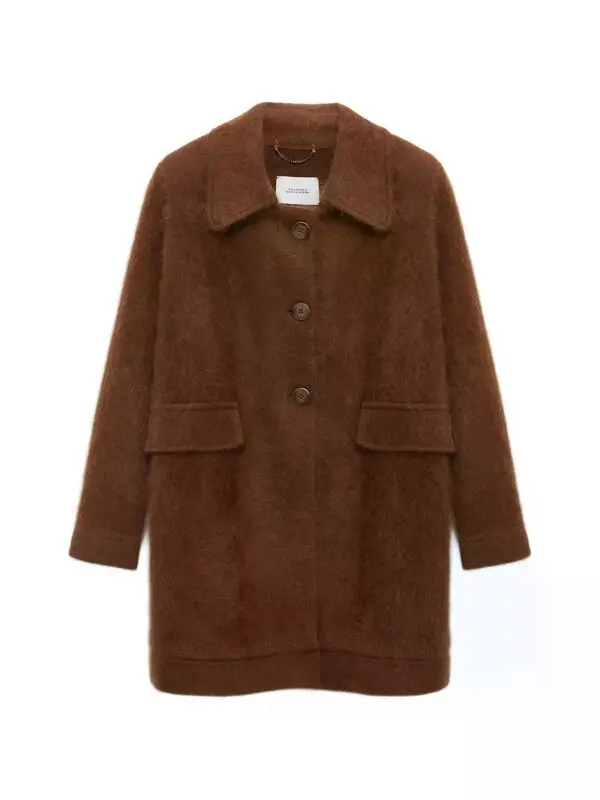 Dorothee Schumacher Fluffy Statements Patch-pocket Jacket - Brown