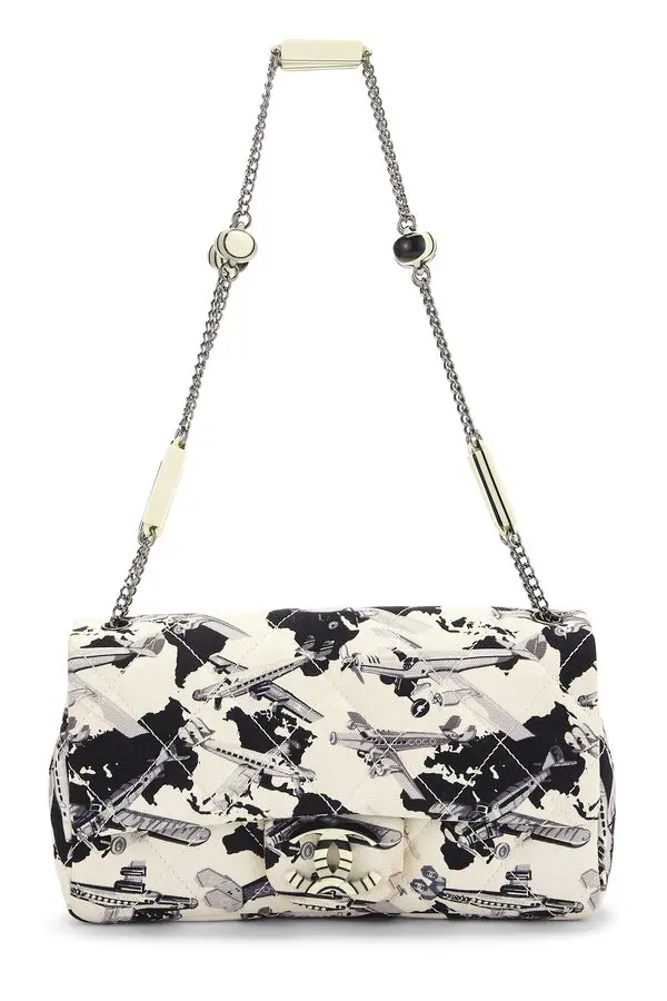 Chanel Canvas Airplane Flap Bag