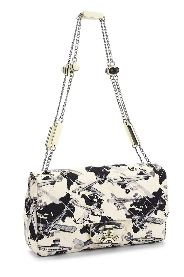 Chanel Canvas Airplane Flap Bag