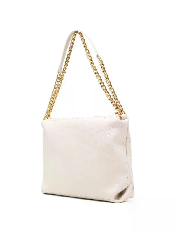 LA CARRIE Tassel-detail Shoulder Bag - White