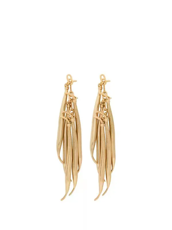 Jacquemus Haricots Drop Earrings - Gold