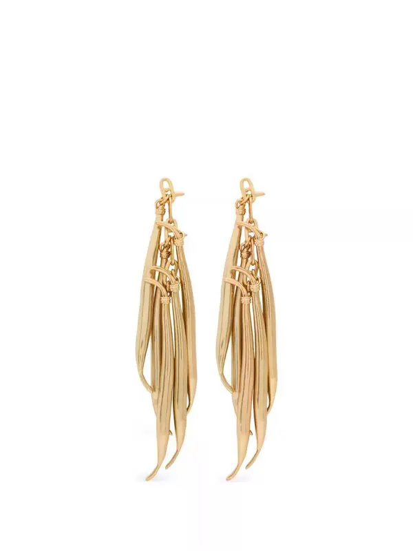 Jacquemus Haricots Drop Earrings - Gold