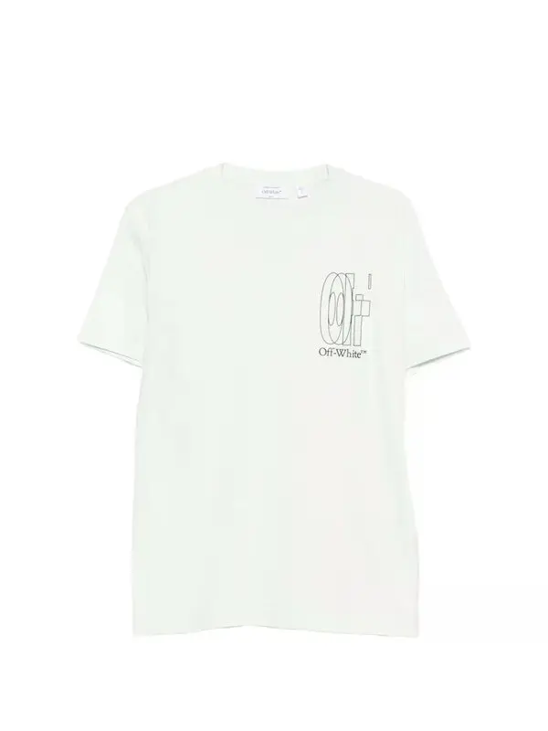 Off-White Logo-print T-shirt - Green