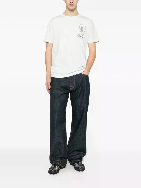 Off-White Logo-print T-shirt - Green