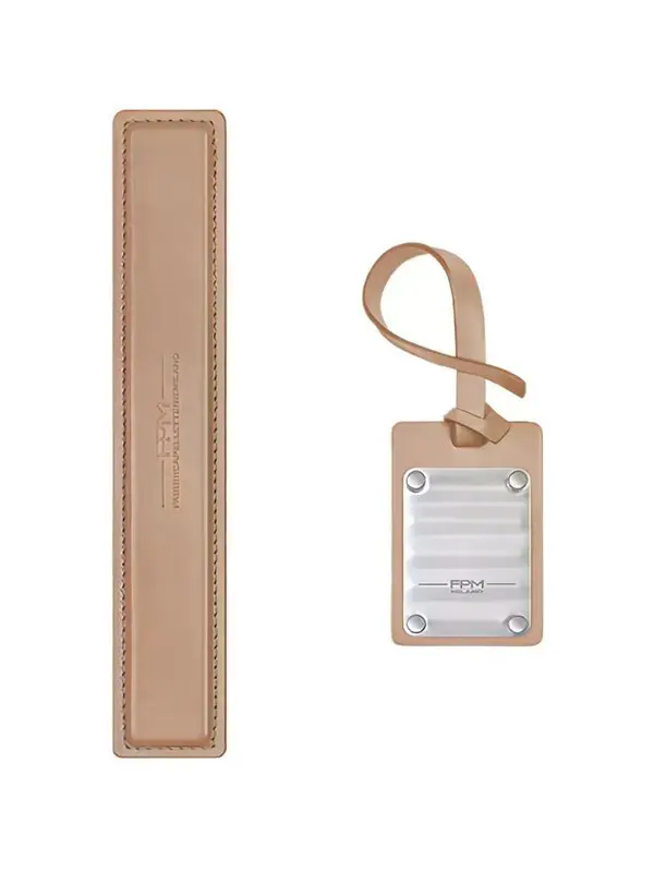 FPM MILANO Metal Trim Address Tag - Neutrals