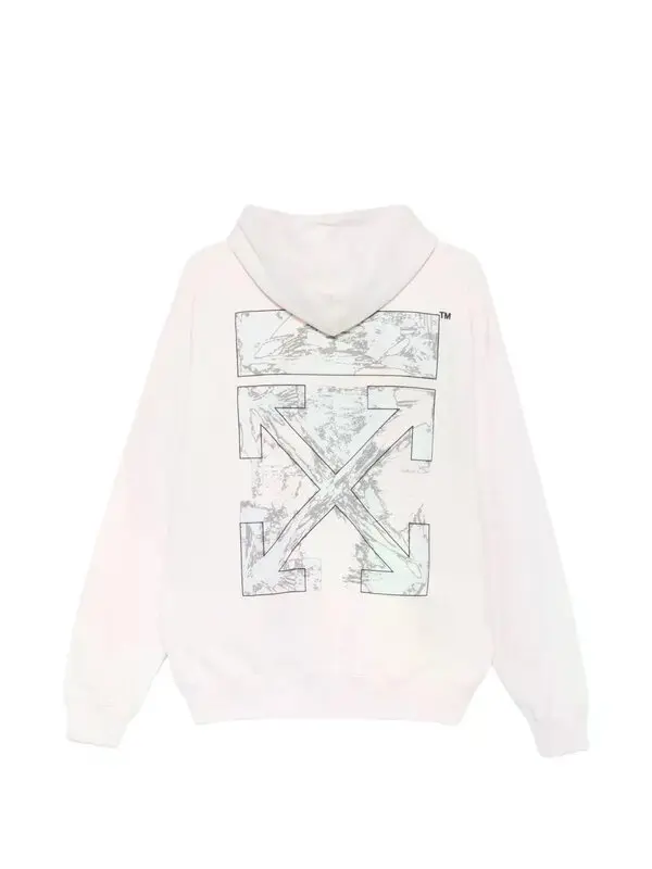 Off-White Graphic Hoodie - Pink