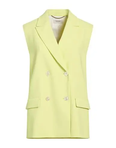 Agnona Double-breasted Blazer With Flap Pockets - Lime Green