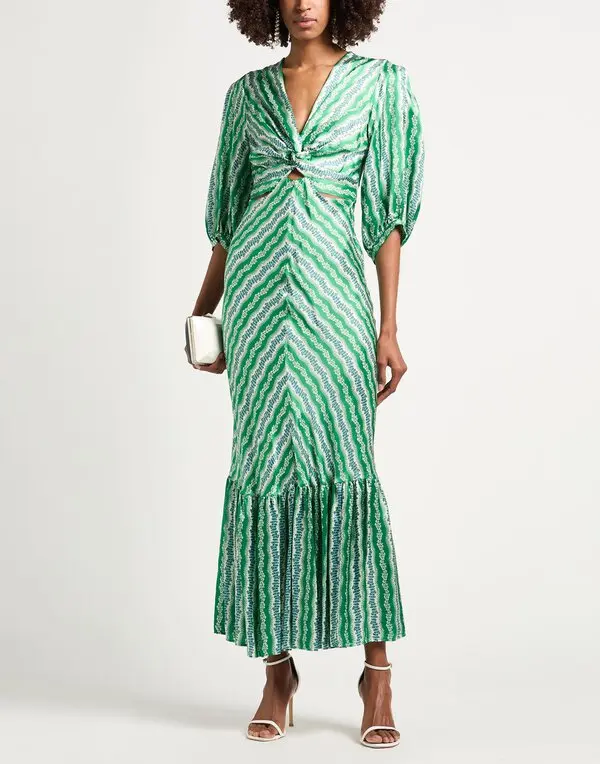 Sandro Floral-print Flared Maxi Dress