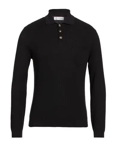 Brunello Cucinelli Knitted Cotton Sweater - Black